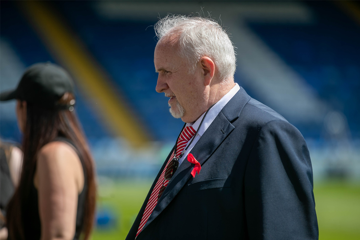 Bill Quinn here for the long ride, so get behind him, support the club ...