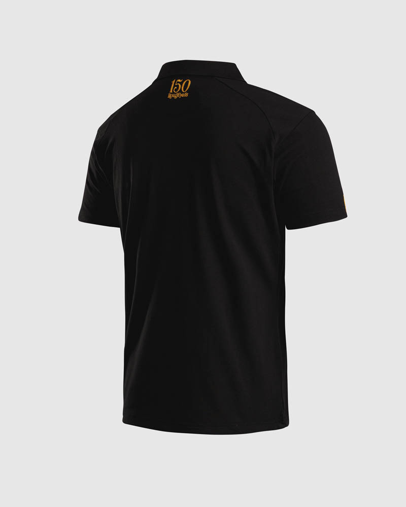 Oldham RLFC 2026 Vertex Polo Shirt Black/Amber