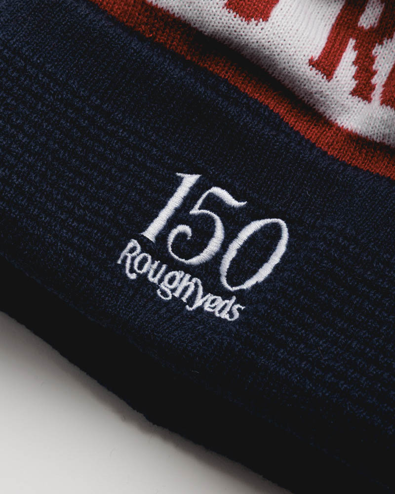 Oldham RLFC 2026 Bobble Hat Navy/Red/Antique White